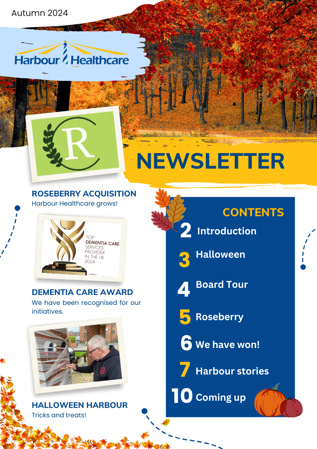 Harbour Healthcare Autumn Newsletter : Harbour Healthcare